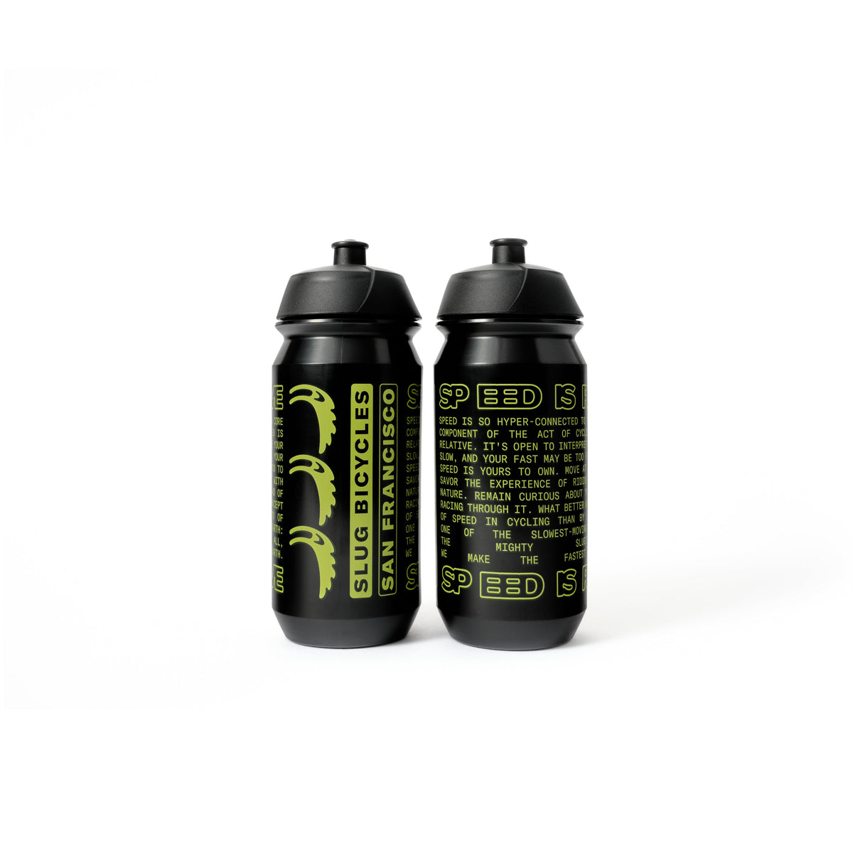 Slug Speed is Relative Water Bottles — Two-Pack | Cycling Bottles ...